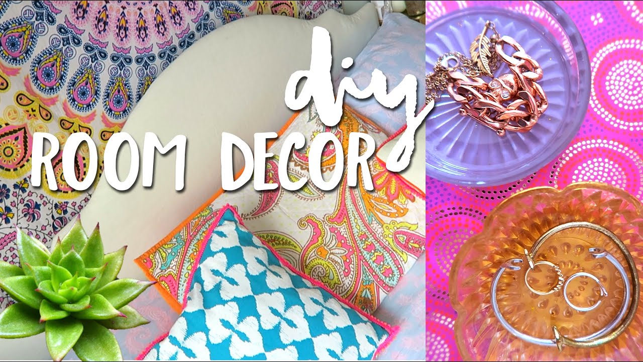 Diy Room Decor From The Thrift Store Tumblr Inspired Youtube