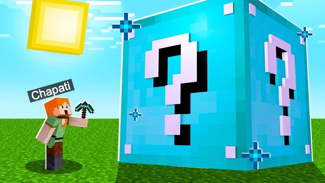 I FOUND THE WORLDS MOST DANGEROUS UNLUCKY DIAMOND BLOCK | MINECRAFT ...