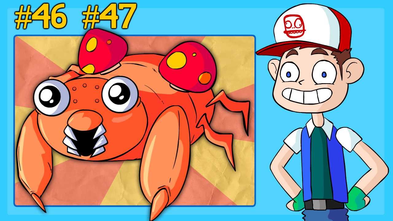 PARAS & PARASECT - Pokémon Speed Drawing - Crunchlins - YouTube