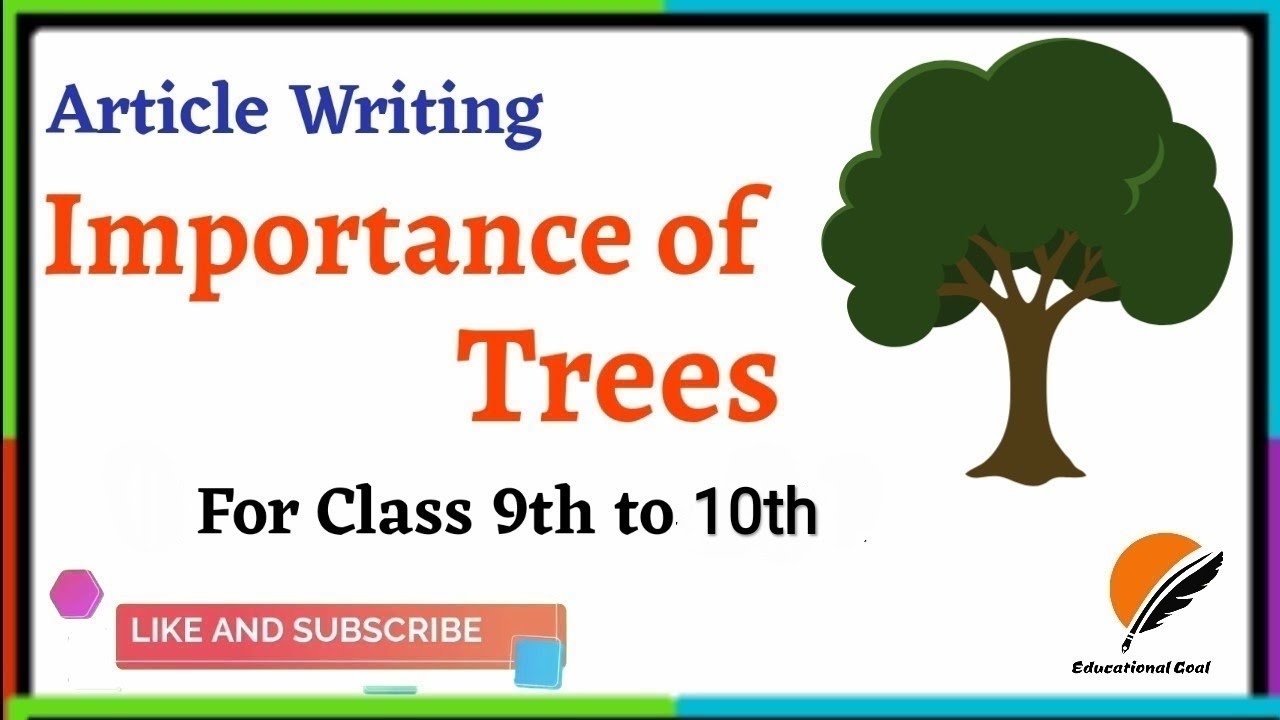 An article on Importance of Trees | a paragraph on grow more trees| an ...