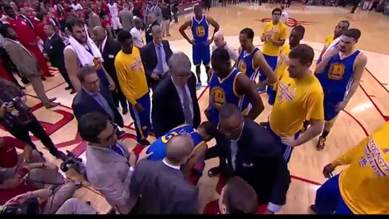 Stephen Curry's Scary Fall Head Injury Contusion HD vs Rockets Game 4 ...
