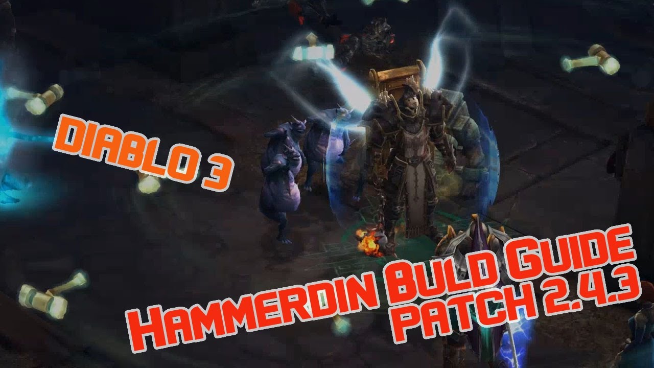 Diablo 3 - Crusader Hammerdin Build Guide - Patch 2.4.3 - YouTube