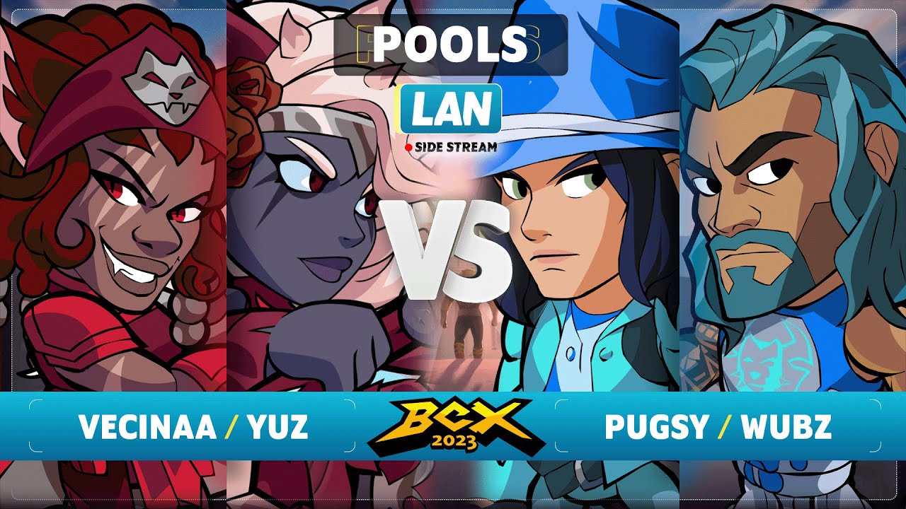 Yuz & Vecinaa vs Pugsy & Wubz - Pools - Brawlhalla World Championship ...
