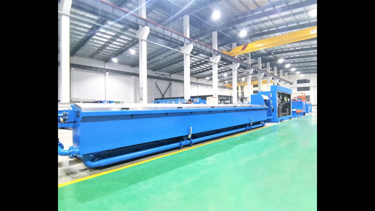 The structure and characteristics of V type wire drawing machine - YouTube