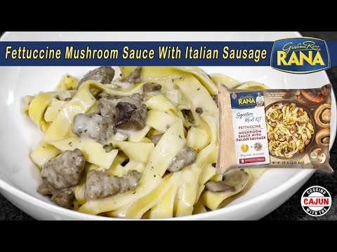 Fettuccine Mushroom Sauce With Italian Sausage | Giovanni Rana ...