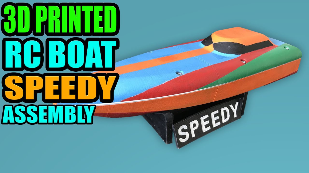3D Printed RC Boat - Assembly - YouTube