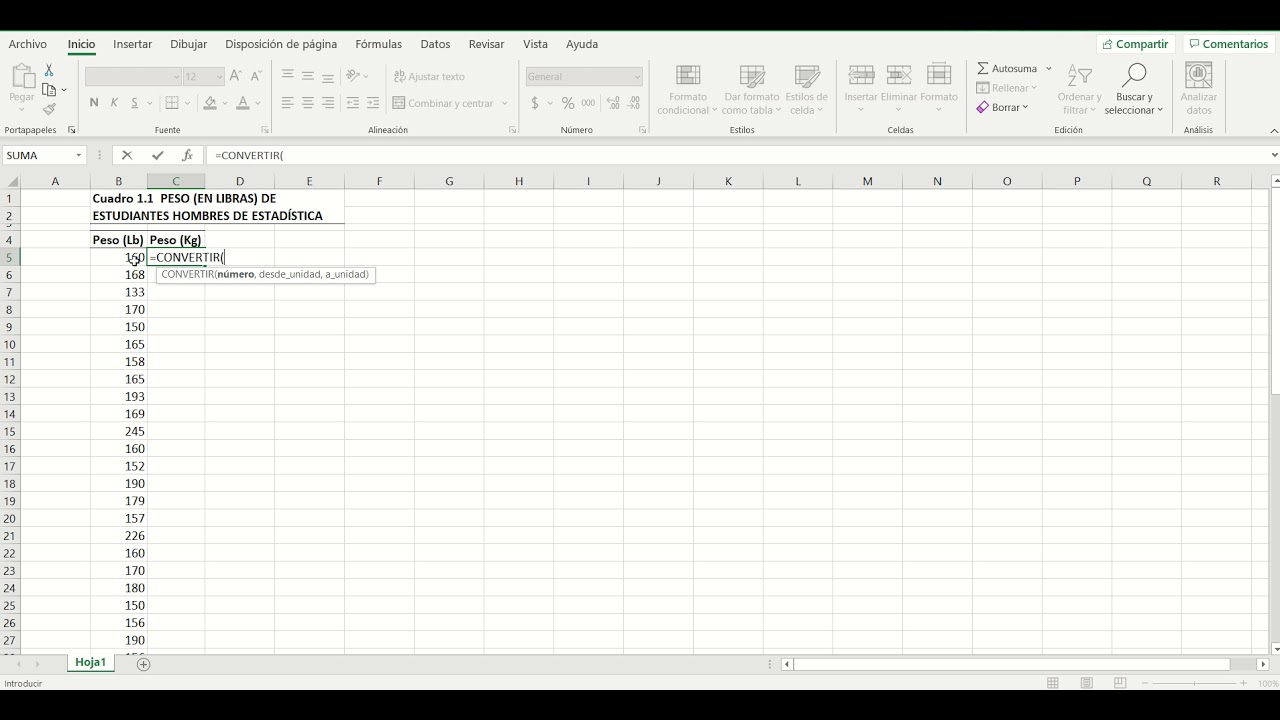 Convertir R pidamente De Libras A Kilos Con Excel YouTube convertir-r-pidamente-de-libras-a-kilos-con-excel-youtube