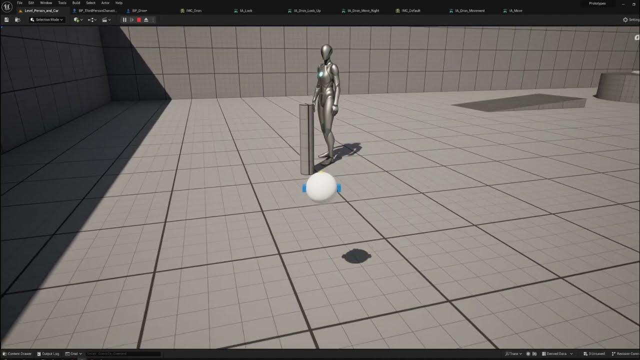 Sci-Fi adventure game devlog. Drone. Unreal Engine 5 - YouTube