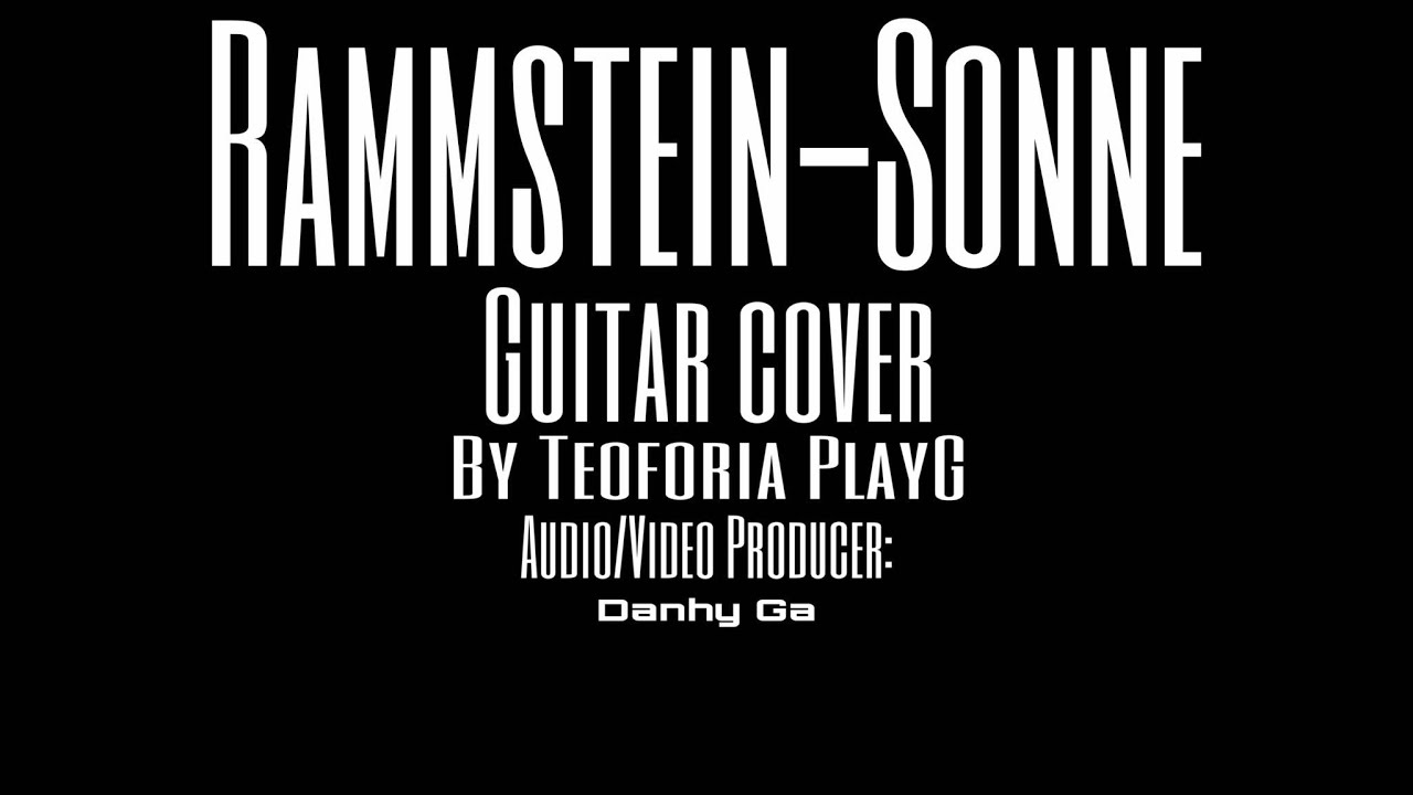 Rammstein-Sonne /Guitar cover/ - YouTube