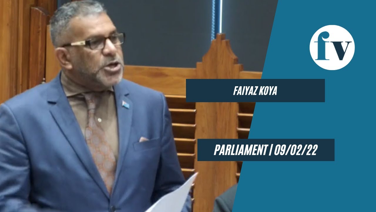 Faiyaz Koya motion on the Review of Fiji Development Bank 2019 Annual ...