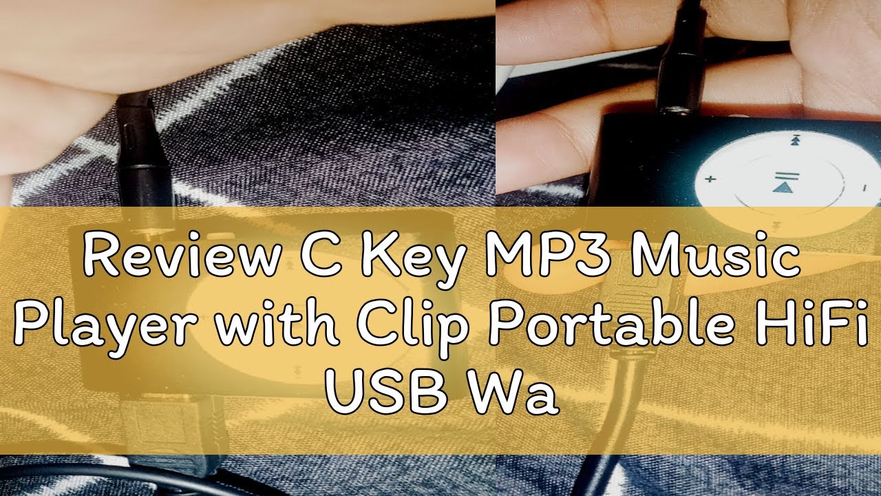 Review C Key MP3 Music Player with Clip Portable HiFi USB Walkman Media ...