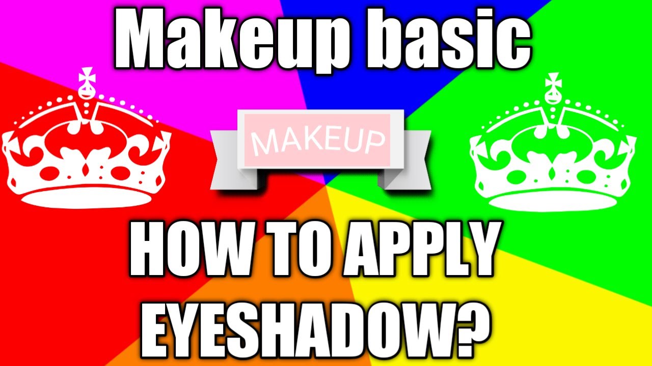 How To Apply Eye shadow correctly || Must watch video || - YouTube