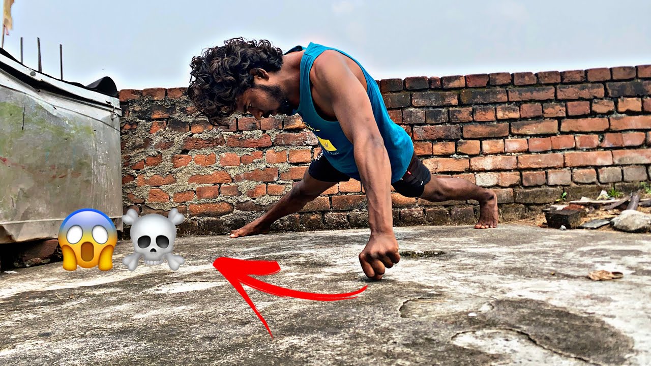 How to one finger push-up ONE FINGER PUSH-UP 😱 #youtube #video # ...