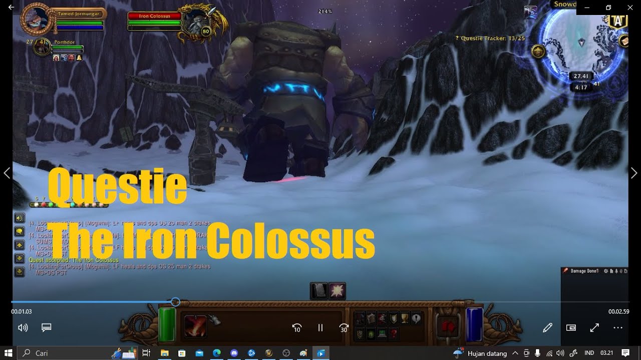 WoW Classic [[80] The Iron Colossus (13007)] - YouTube