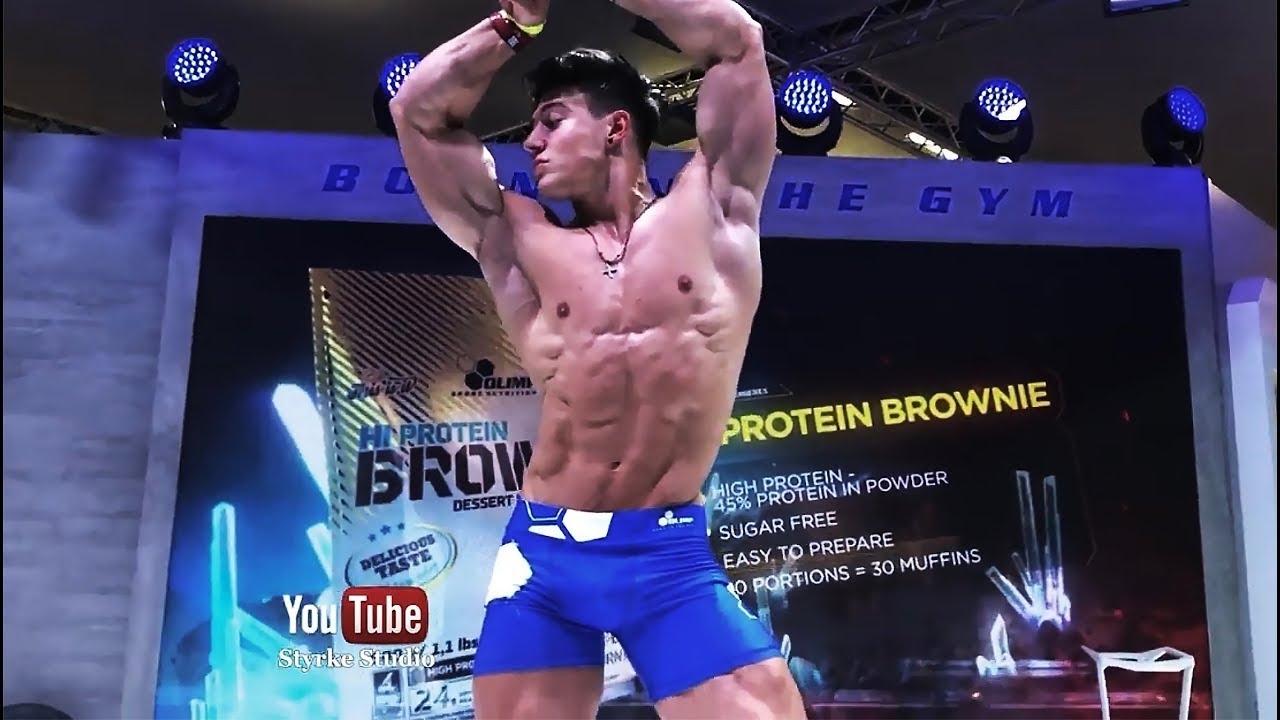 Super Ripped Fitness Muscle Model Florian Wolf Gym Muscle Pump Styrke ...