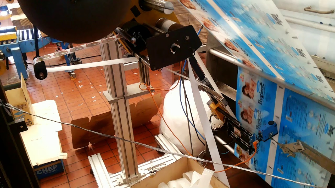 Labeling Machine Collamat 6600 - YouTube