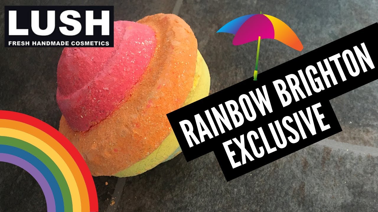 Rainbow Brighton Bath Bomb | Lush Cosmetics Exclusive | Supporting ...