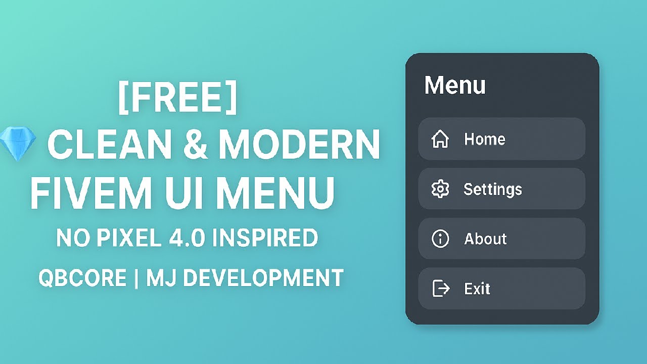 [FREE] 💎 Clean & Modern FiveM UI QB Menu Redesign | NoPixel 4.0 ...