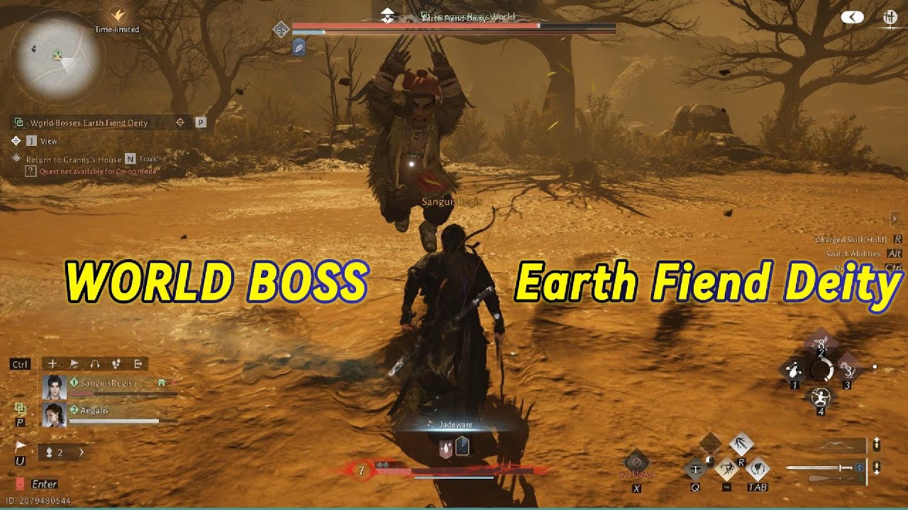 Where Winds Meet WORLD BOSS Earth Fiend Deity!! #wherewindsmeet # ...