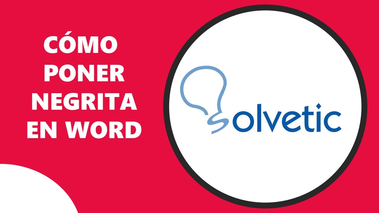 Como Poner La Letra Negrita En Word