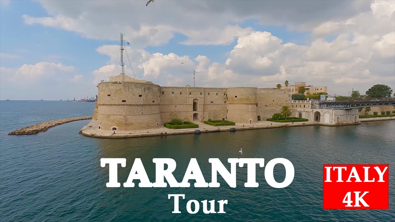 TARANTO - Italy Tour 4k - whit MSC SPLENDIDA 2022 - YouTube