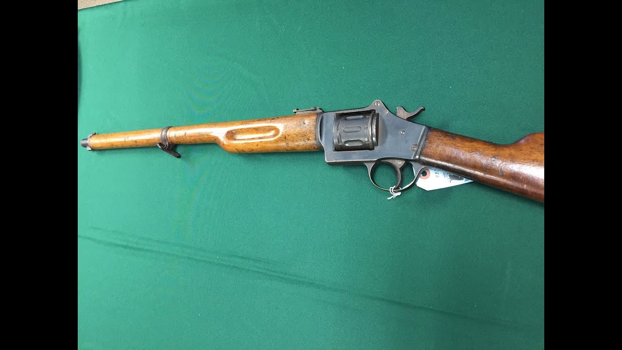 Revolving Rifle by H. Pieper (1800's) - YouTube
