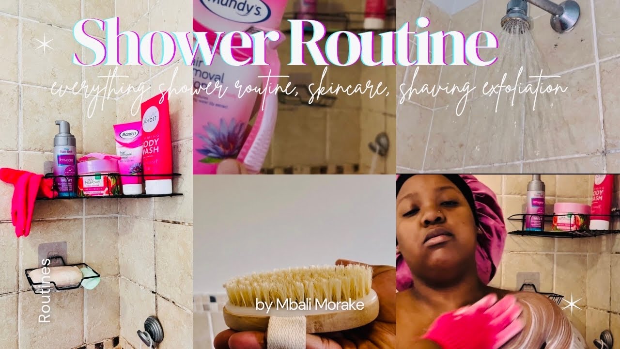 My Realistic Affordable Everything Shower Routine 🚿 | shaving ...