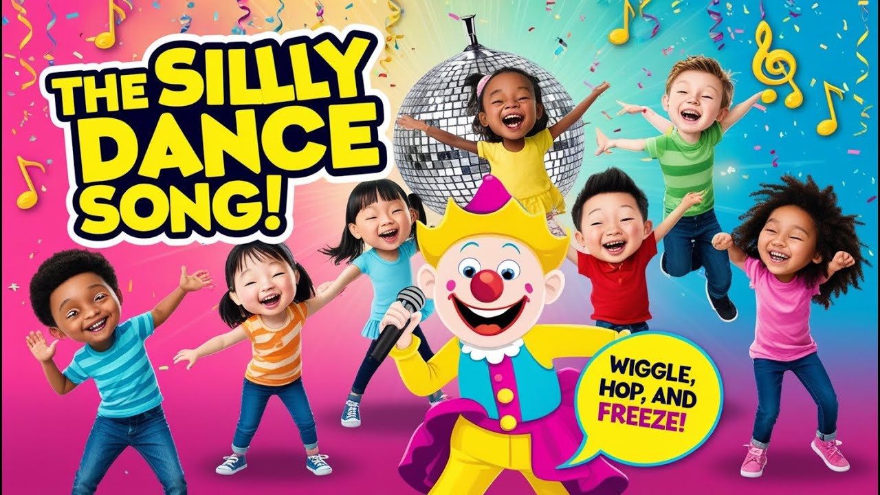 Silly Dance Song For Kids 🙆🕺🕺🪩 - YouTube