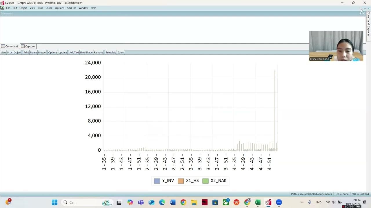 TUTORIAL PENGAPLIKASIAN SOFTWARE EVIEWS [Kuis Analisis Data Multivariat] - YouTube
