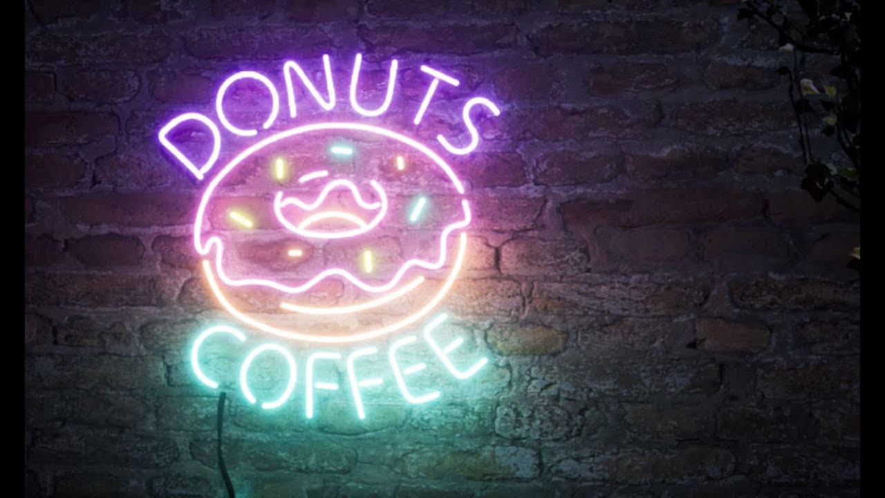 Maya: Create a Neon Sign 01/08 - YouTube