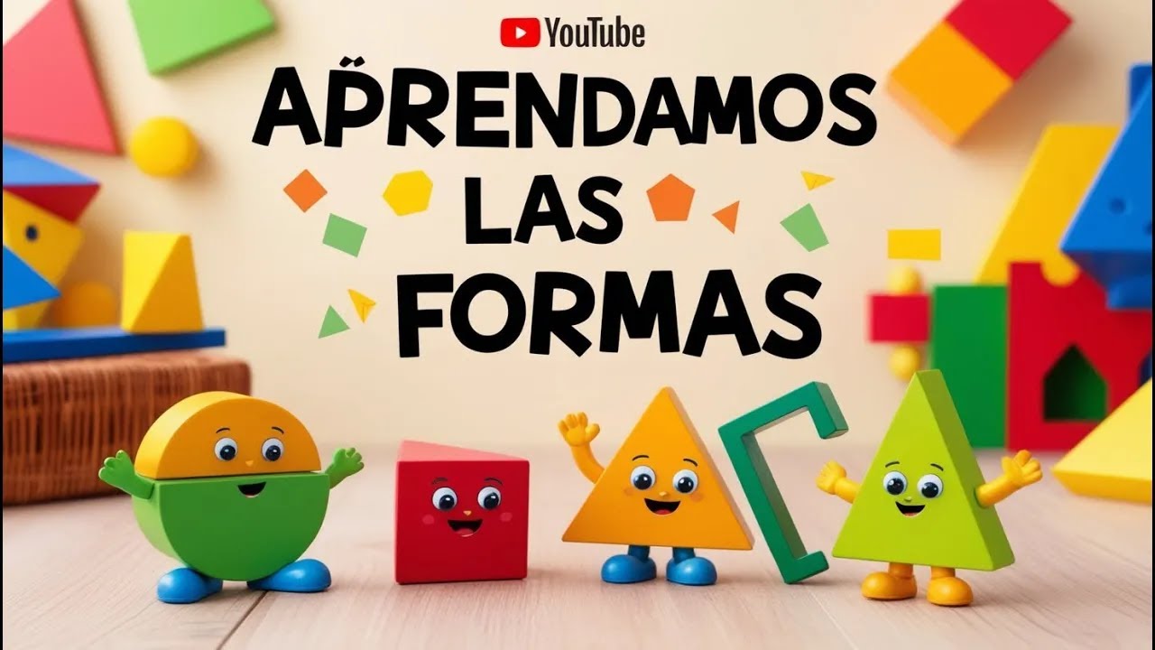 Aprende Las Formas Geométricas con diversión 🔺⚪️🔶🔳 - YouTube
