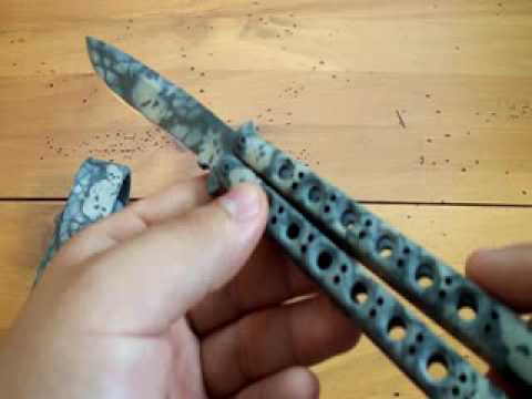 Up-Armored Benchmade model 42 Balisong - YouTube
