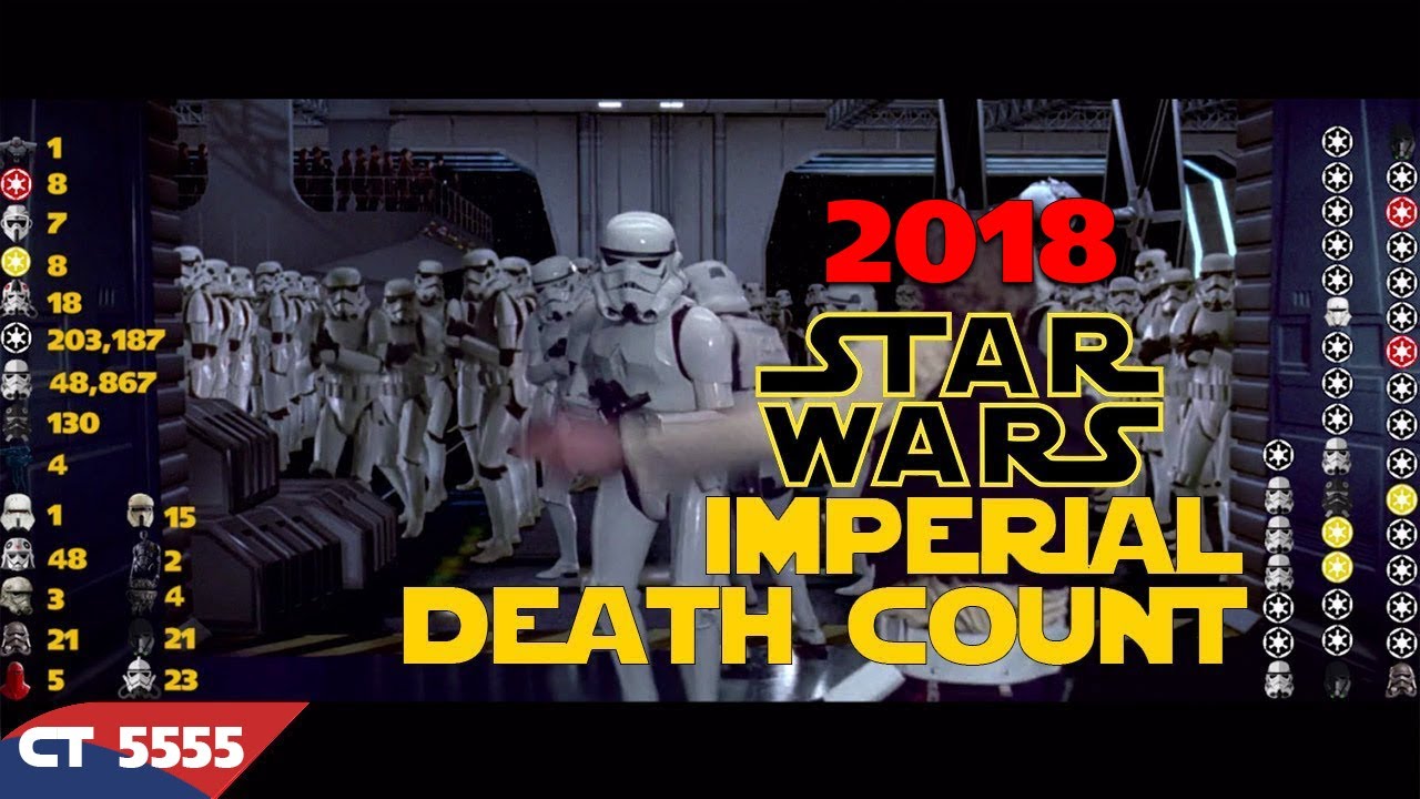 Star Wars Saga Imperial Death Count 2018 - YouTube