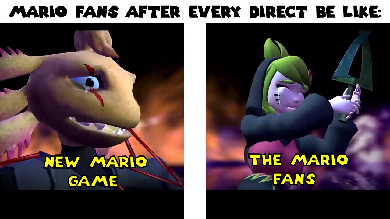 SMG4 MEME: Mario fans after every Nintendo Direct be like: - YouTube