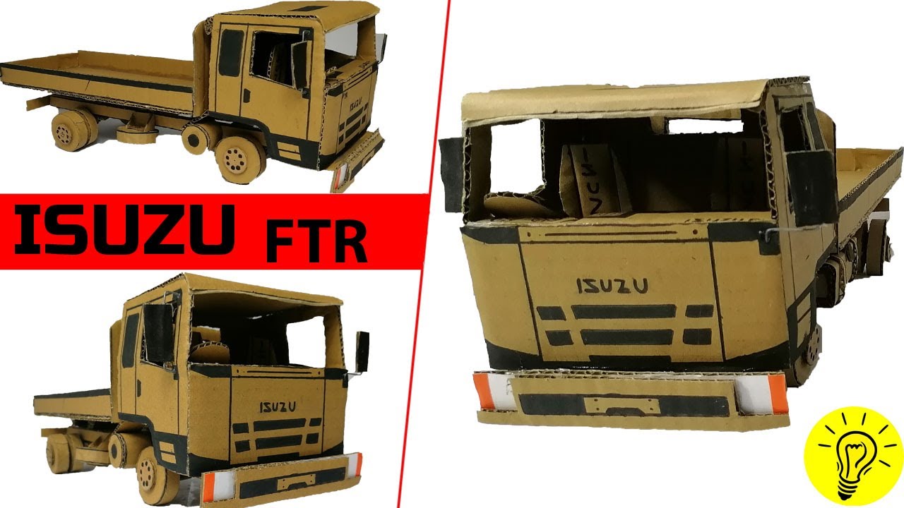 HOW TO MAKE A ISUZU FTR TRUCK-[At home] - YouTube