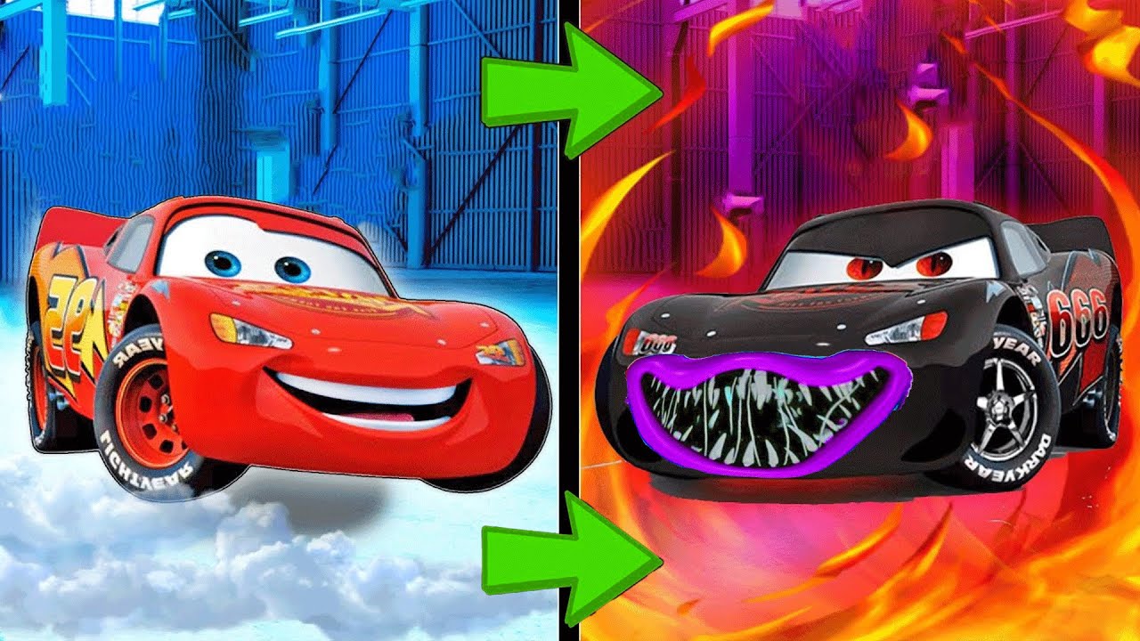 EVIL Lightning MCQUEEN EATER - BeamNG.Drive! - YouTube