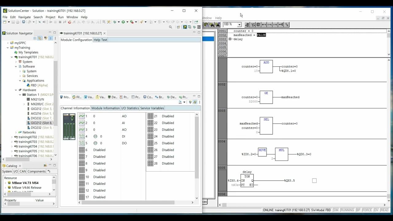 PLC Programming Basic 15 - Function Block Diagram - YouTube