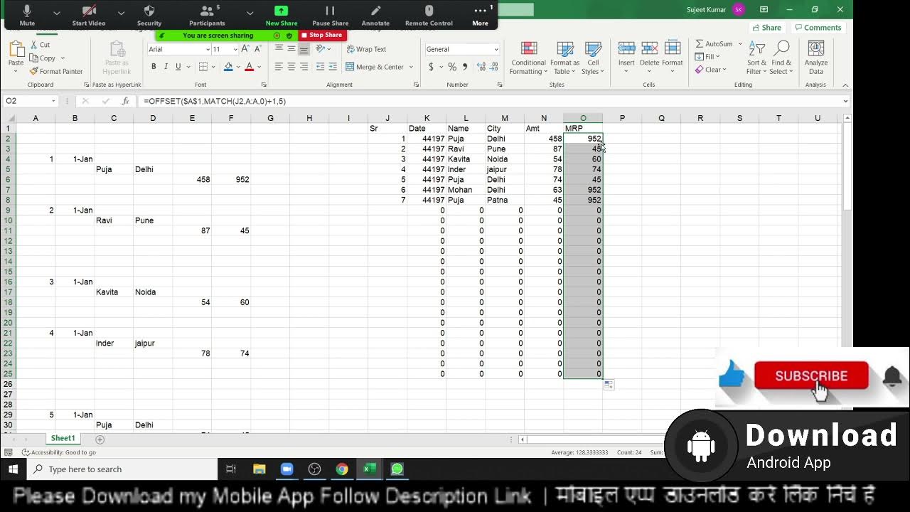 Advanced Formulas in Excel - YouTube