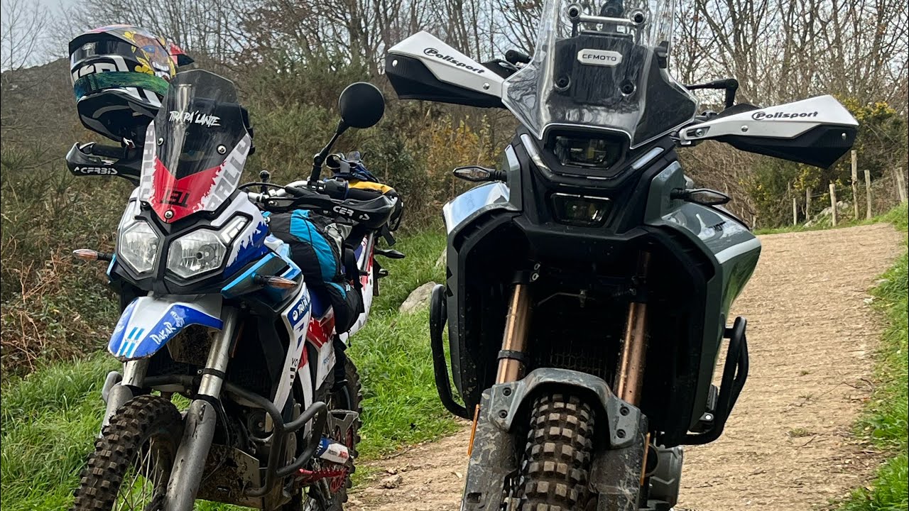 Trail picante 🌶️ CFMoto 450MT Voge 300 Rally, Yamaha T7 - YouTube