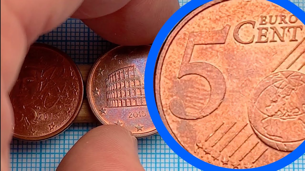 5 euro cent 2015 Greece Malta France Italy Spain Netherlands Germany ...