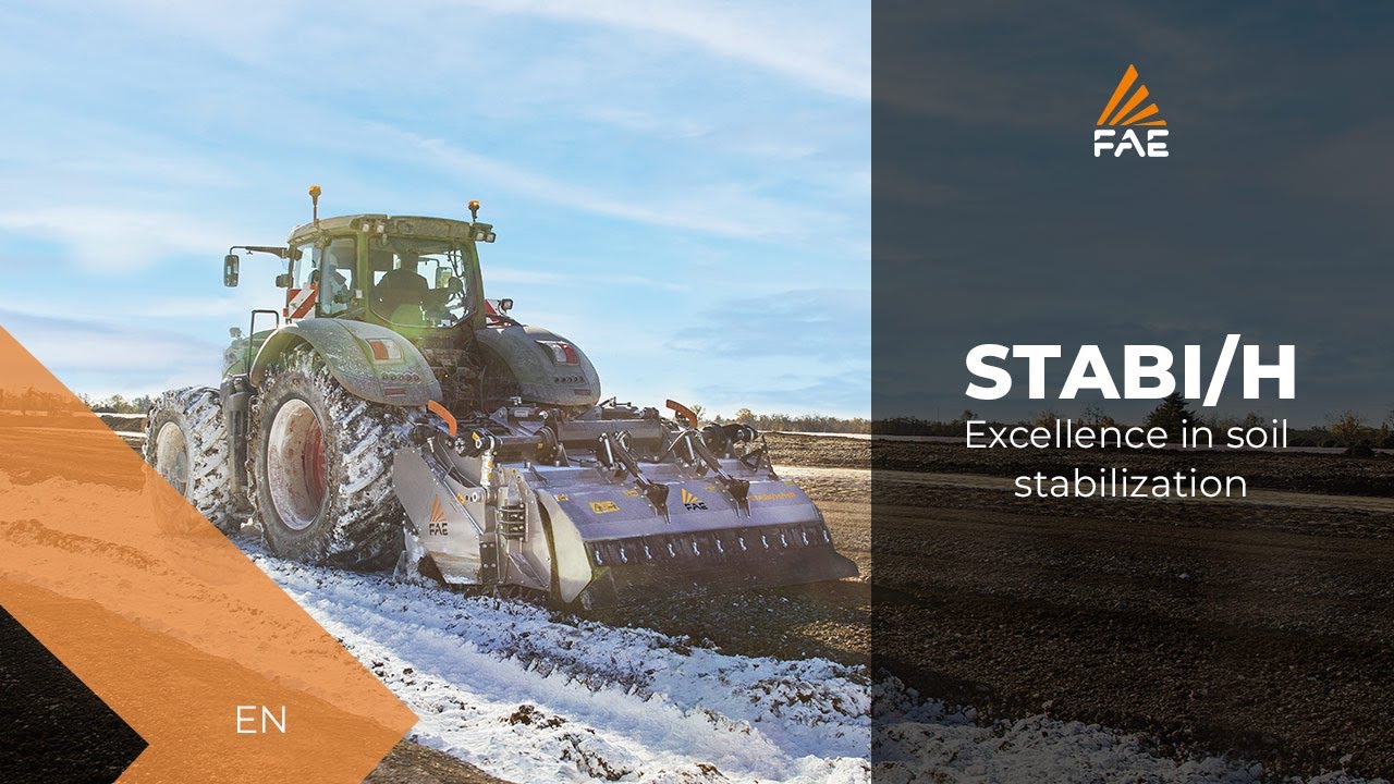 The FAE STABI/H — the optimal soil stabilizer for tractors up to 500 hp ...