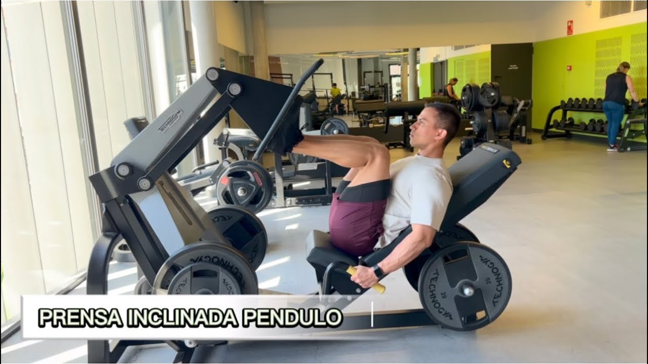 PRENSA INCLINADA PENDULO - Cuádriceps - YouTube