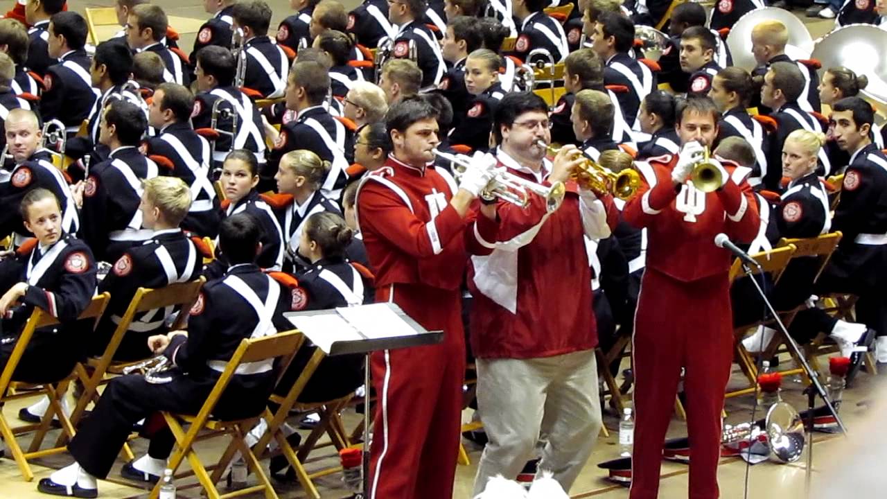 Indiana University Marching Band at OSUMB Skull Session 11 5 2011 at ...
