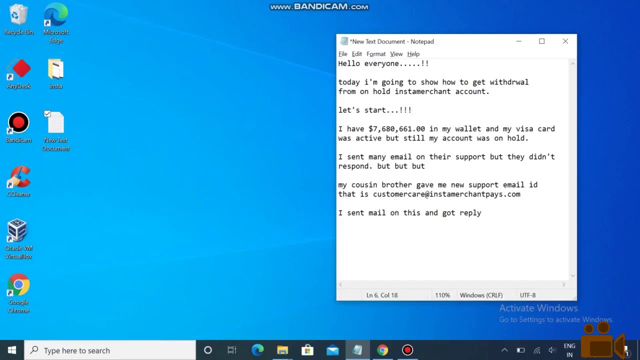 insta merchant pay withdrawal from Hold account - YouTube