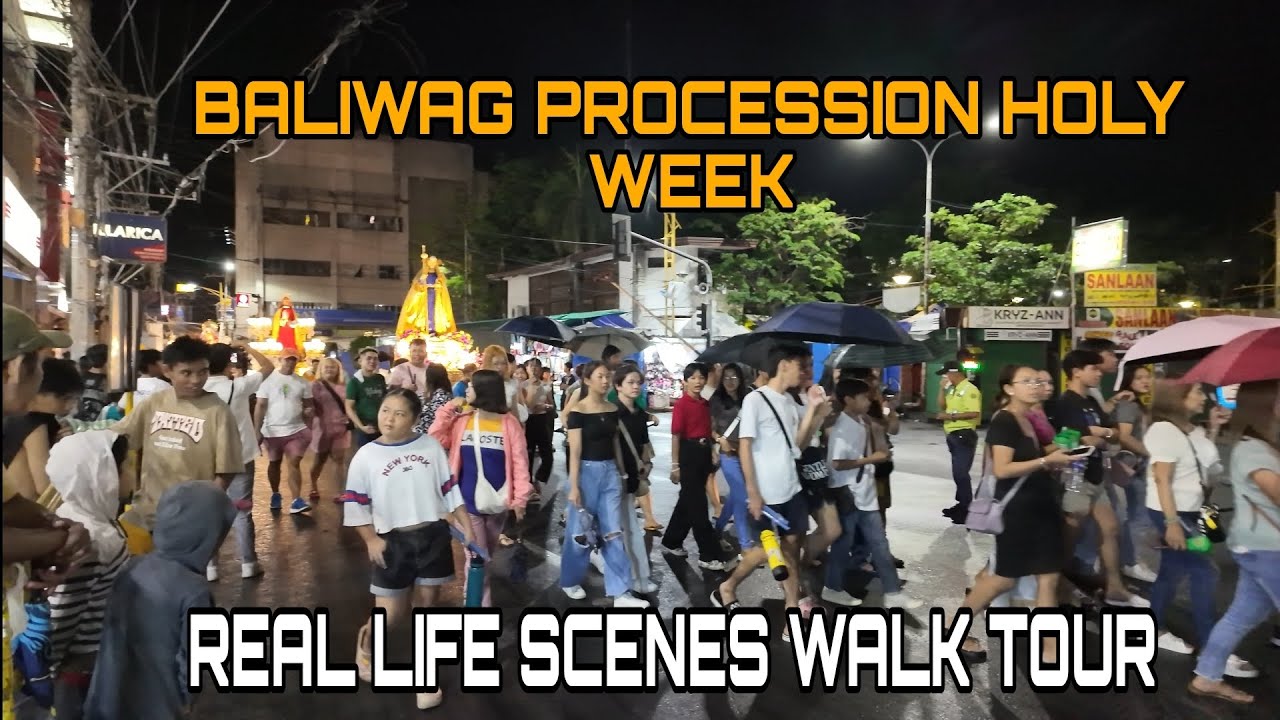 Holy Wednesday Procession 2024|Holy Week| Baliwag City Bulacan #travel ...