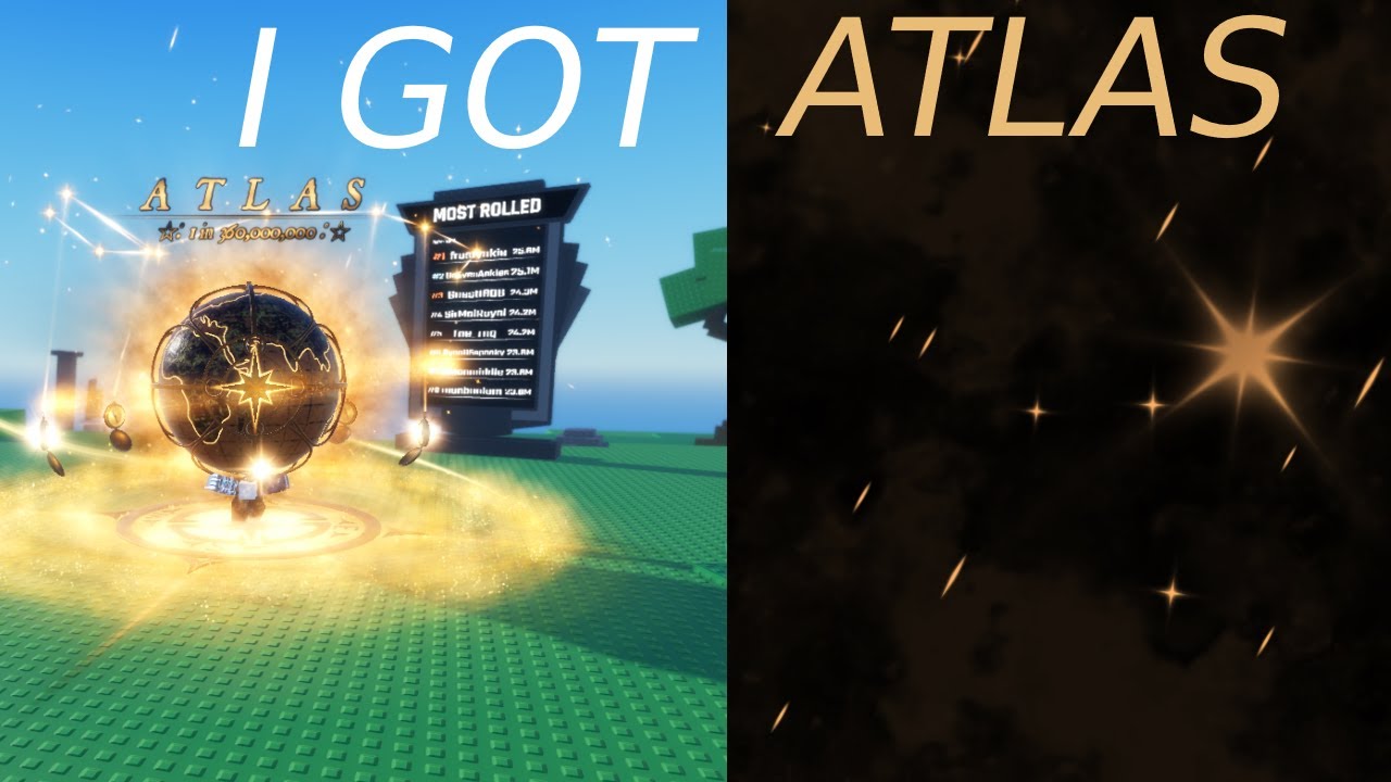 I got ATLAS in Sol's Rng Roblox - YouTube