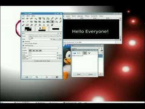 Gimp Text Reflection Tutorial - YouTube