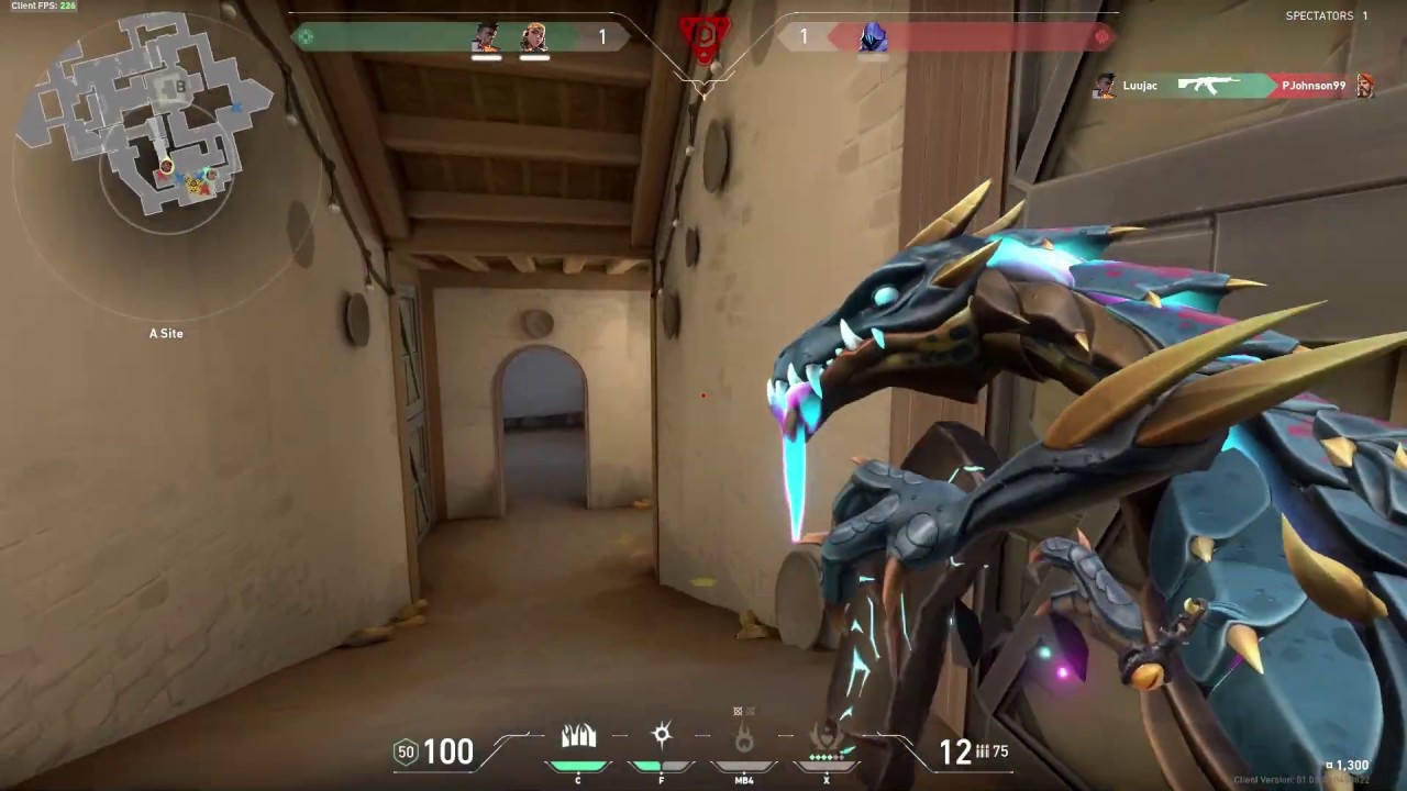 Valorant Clips 1 ft. New Gun skin (Dragon) - YouTube