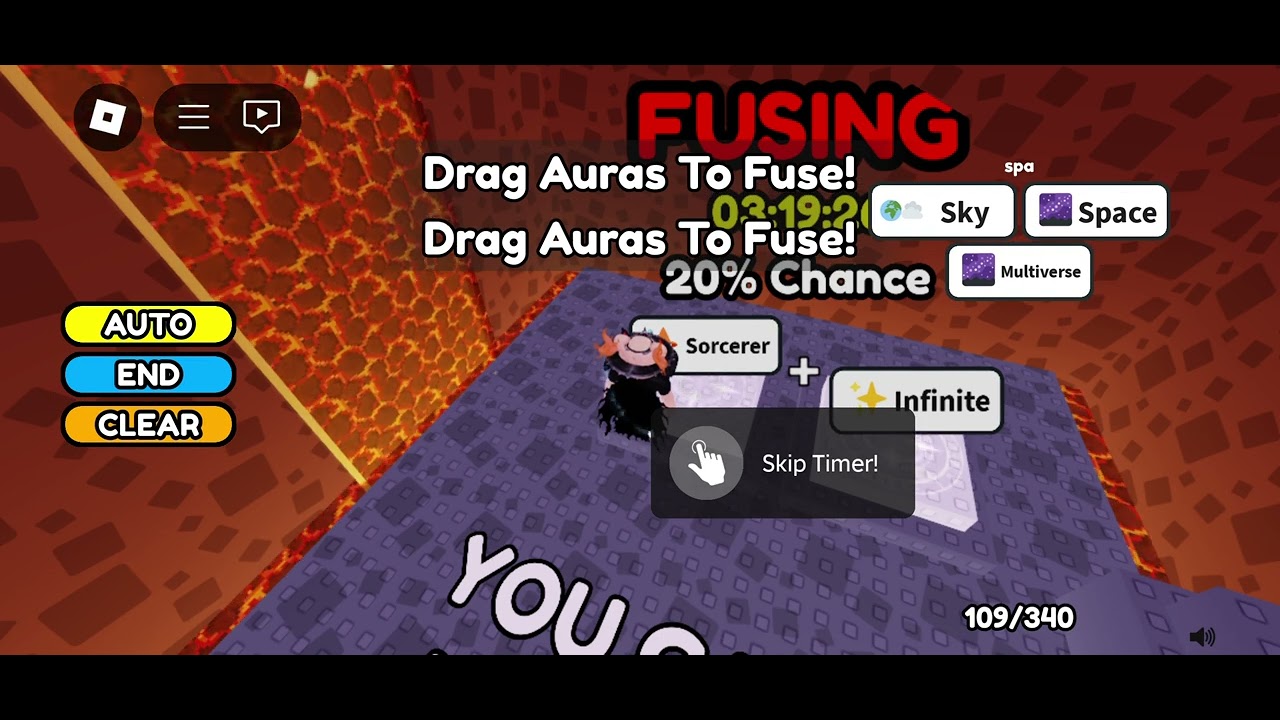 how to get the multiverse aura in aura craft - YouTube