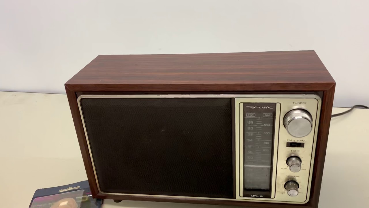 Realistic MTA 12 AM-FM Table Radio for sale eBay - YouTube